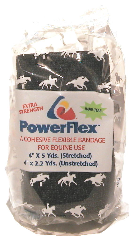 Powerflex Bandage svart 10cm | MinBesteVenn